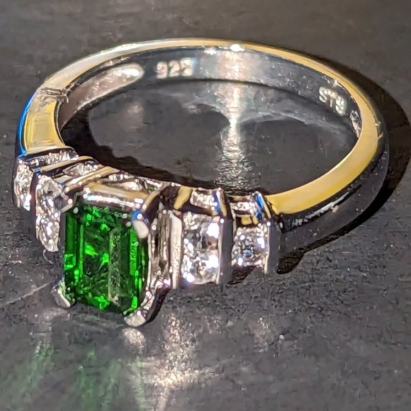 Jewelry | Art Deco Chrome Russian Diopside Ring | Poshmark